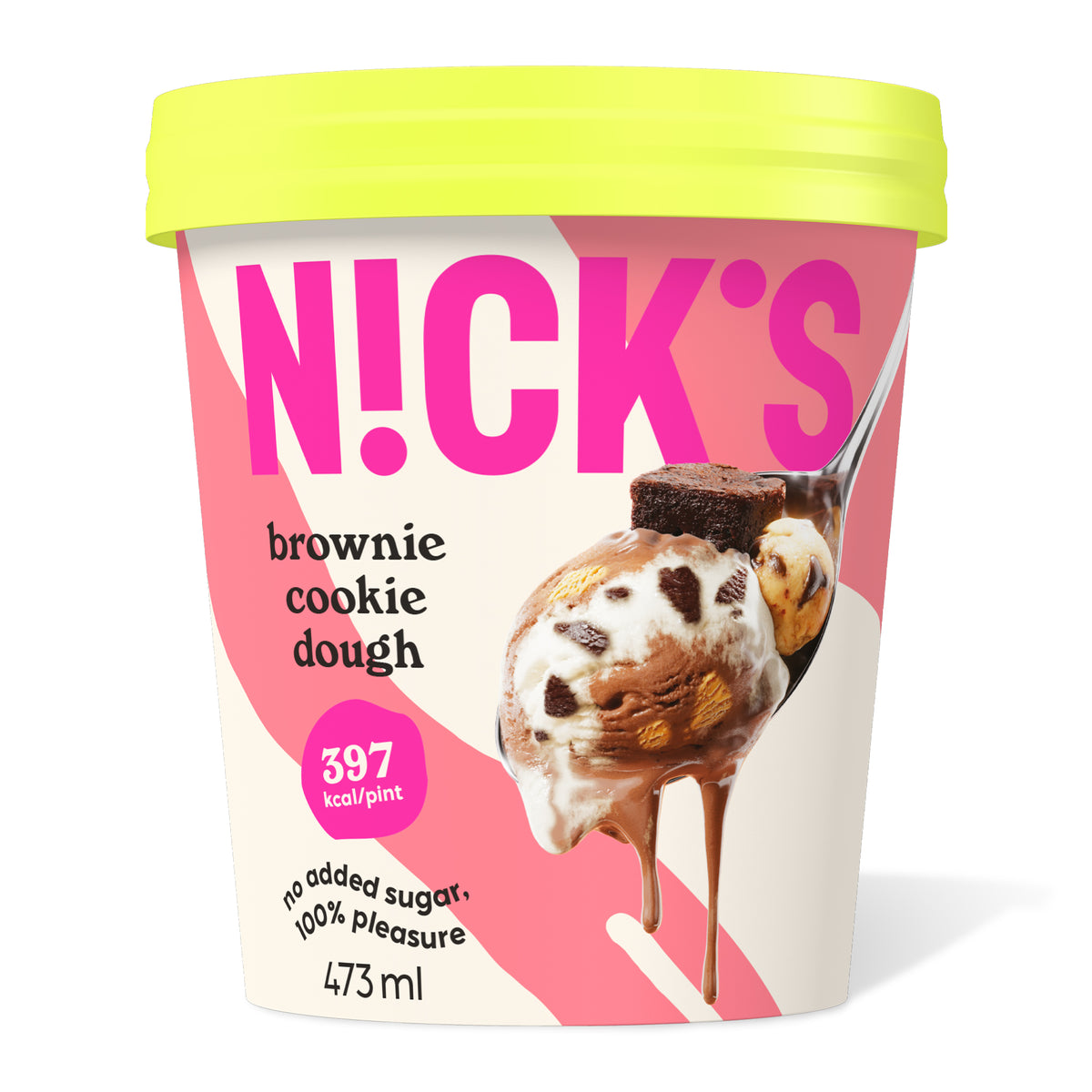 Brownie Cookie Dough | Low-calorie Ice cream – NICK'S EU
