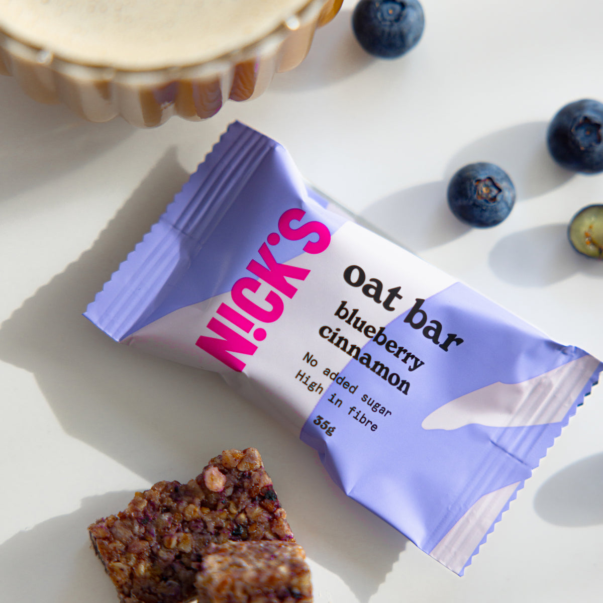Oat Bar Blueberry Cinnamon 12 x 35g – NICK'S EU